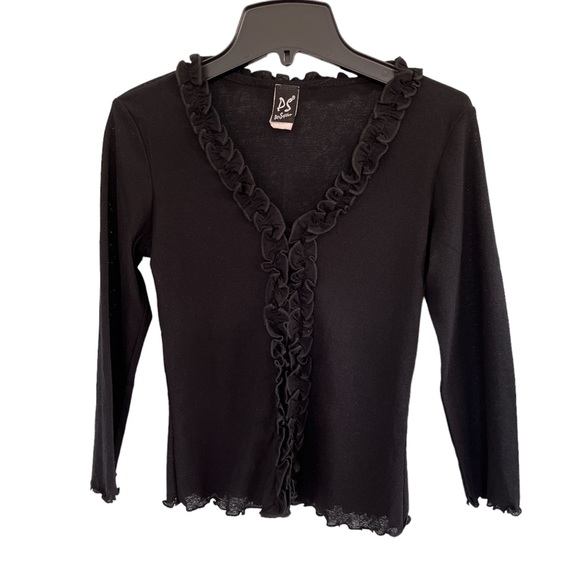 per seption | Tops | Y2k Ruffled Slinky Top | Poshmark